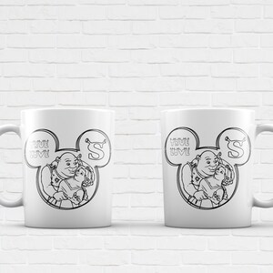 Shrek Fiona Love Disney SVG, Disney SVG, SVG Files for Cricut, Disney ...