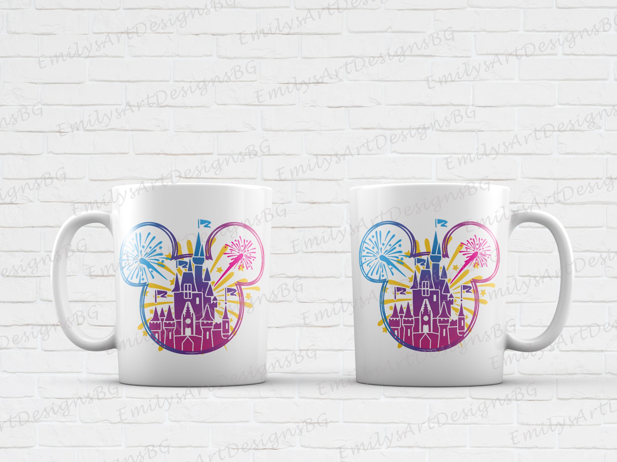 Disney Castle Fireworks SVG Disney SVG SVG Files for Cricut - Etsy