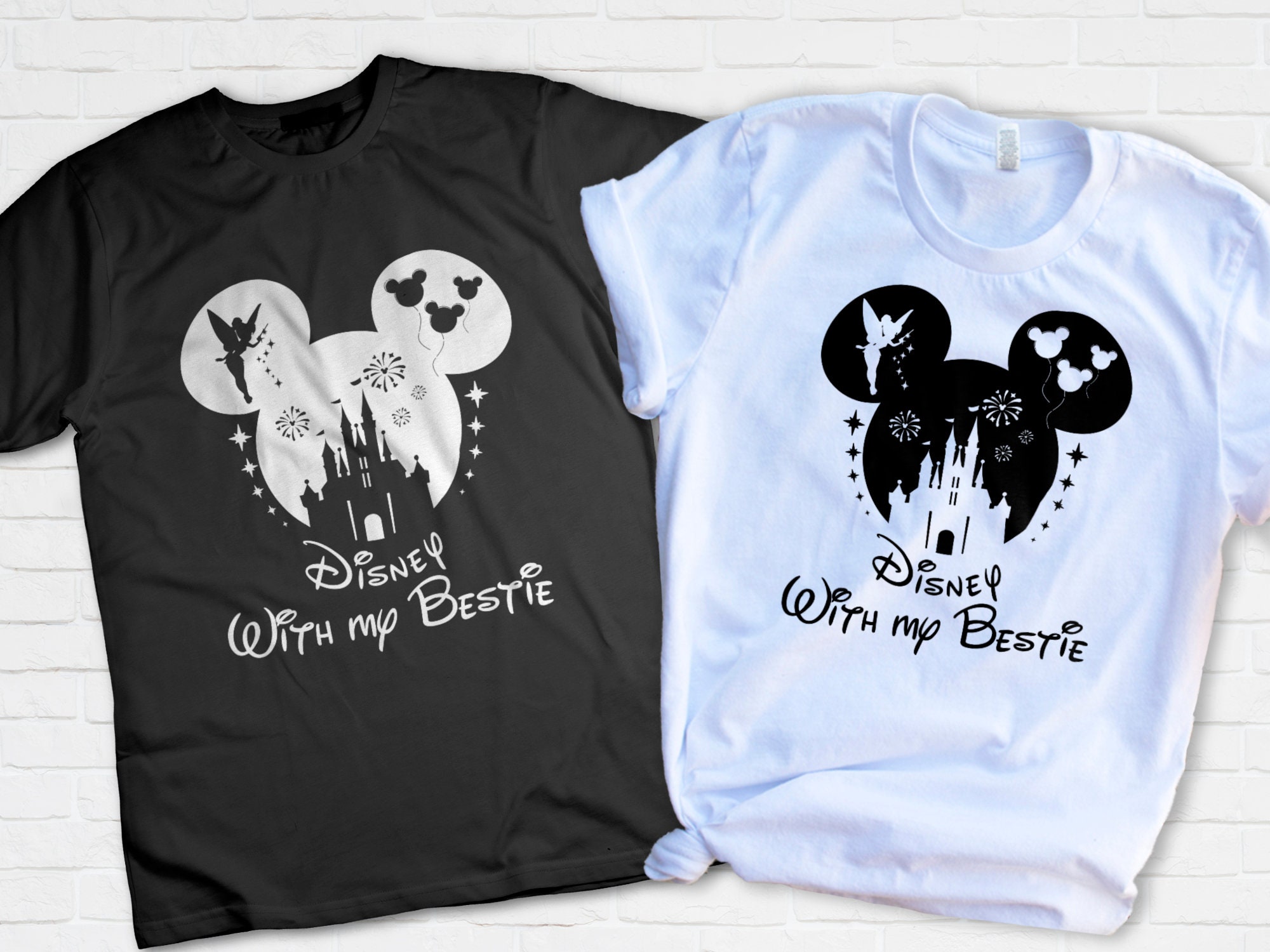 Disney With My Bestie SVG, Disney SVG, SVG Files for Cricut, Disney ...
