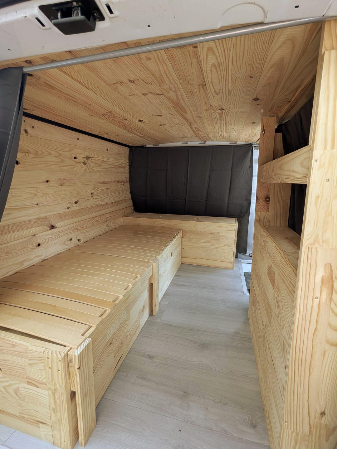 Pull-out Bed for Camper Vans and Utility Vehicles, Delivered Assembled ...