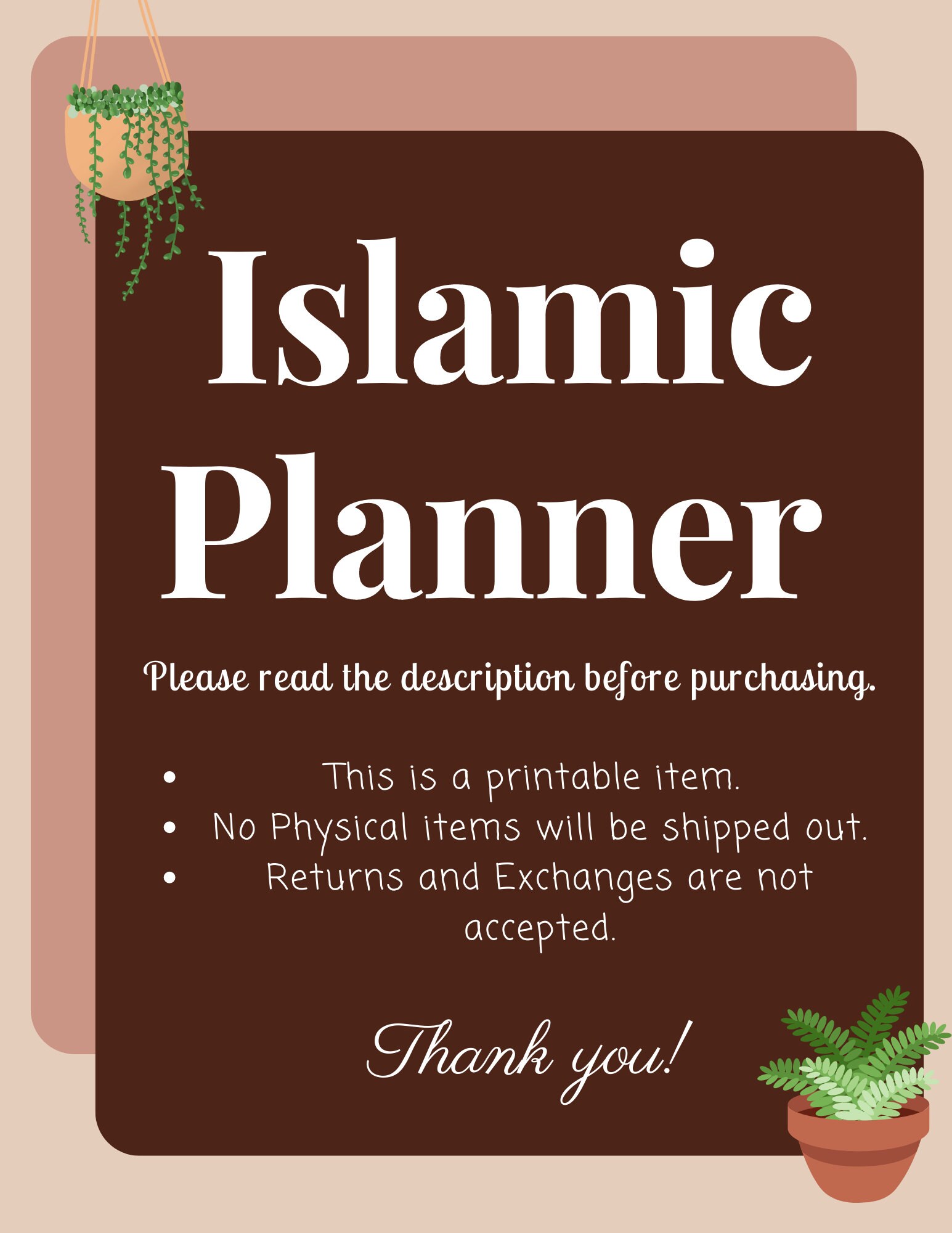 Printable Islamic Weekly Planner | Daily Planner | Productivity ...