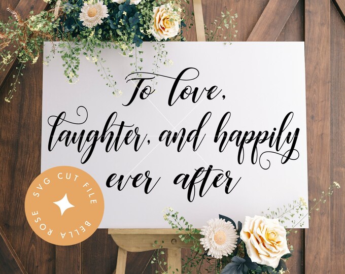 Wedding Welcome Sign | Wedding Entryway Sign Cut File | SVG PNG DXF Cut ...
