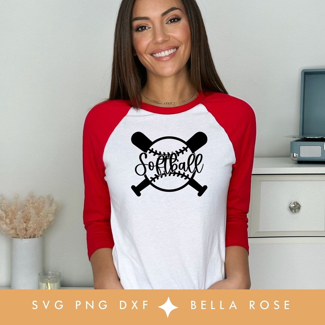 Softball SVG PNG DXF: School Spirit Softball Mom Coach Gift Commercial ...