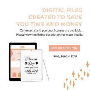 Wedding Gift Dog Bag Sign | Diy Sign Cut File | SVG PNG DXF Cut Files ...