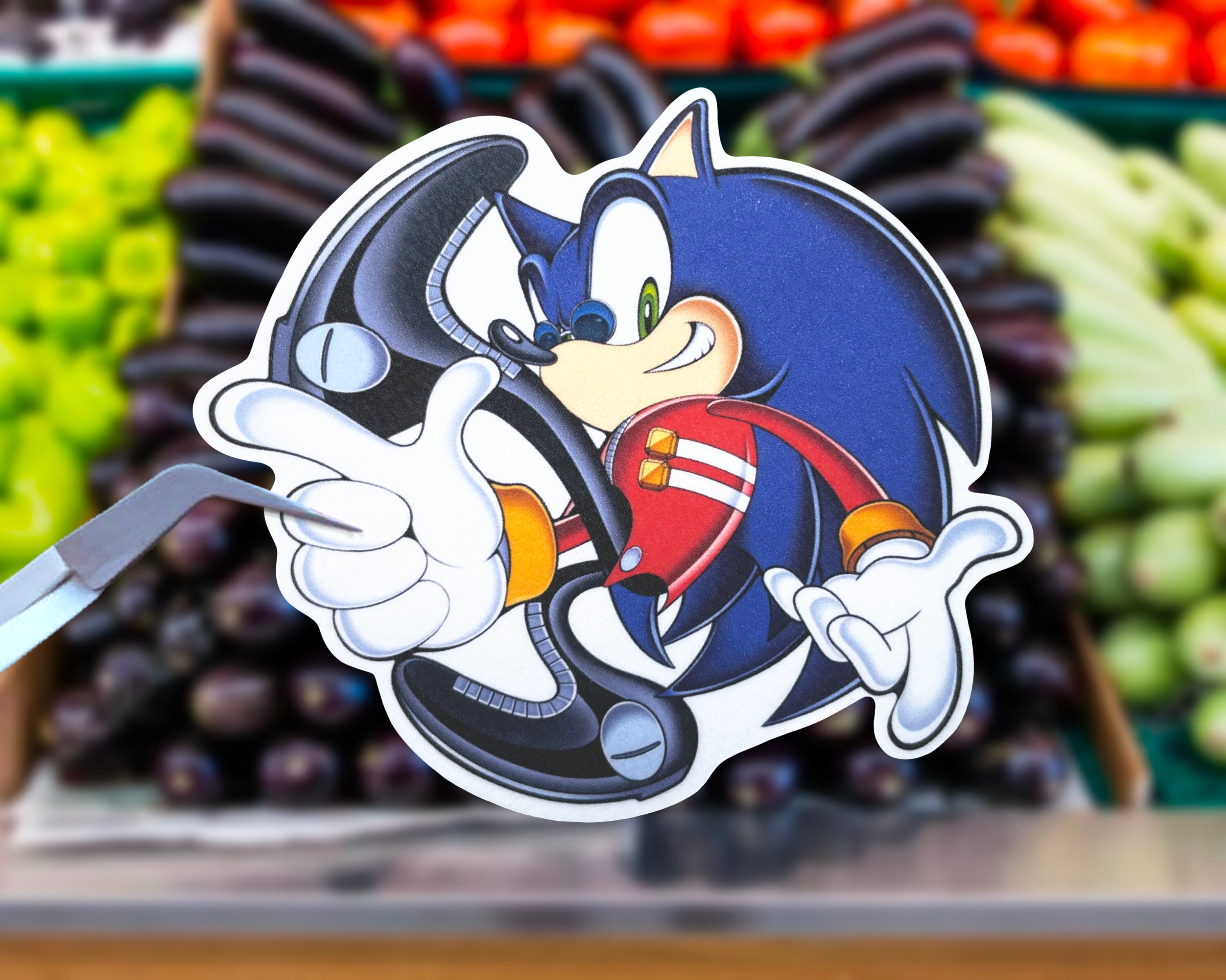 Jet Set Sonic Alternative Outfits Sonic the Hedgehog Sticker - Etsy