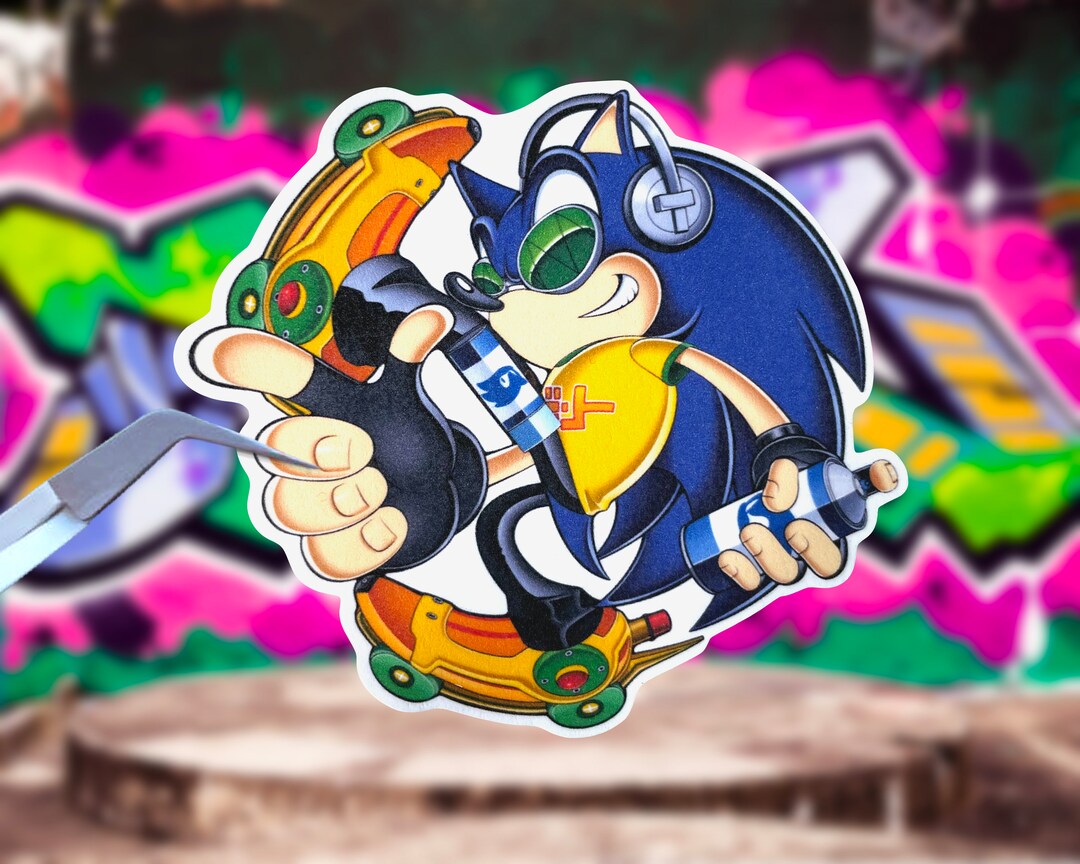 Jet Set Sonic (+ Alternative Outfits) - Sonic the Hedgehog - Sticker - Etsy