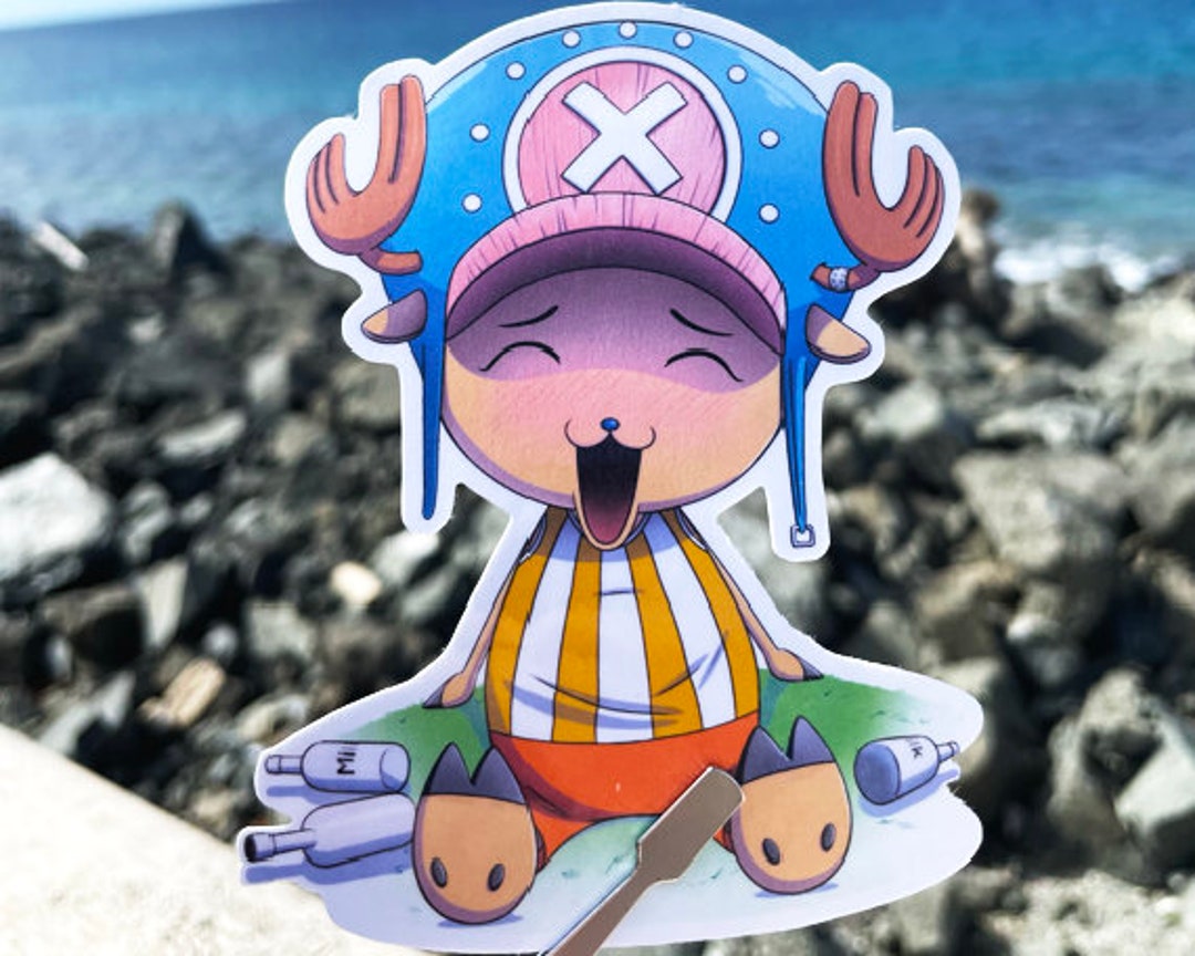 Drunk Chopper (on Milk) - One Piece - Sticker - Etsy