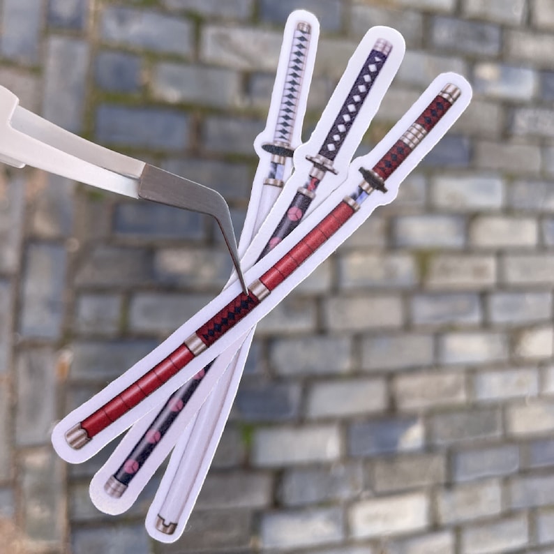 Roronoa Zoro Sword Sticker - Etsy