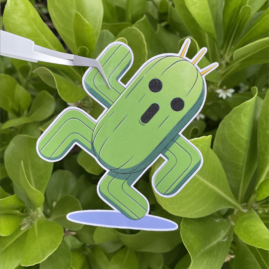 Cactuar Guy - Final Fantasy - Sticker - Etsy