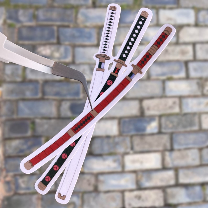 Roronoa Zoro Sword Sticker - Etsy