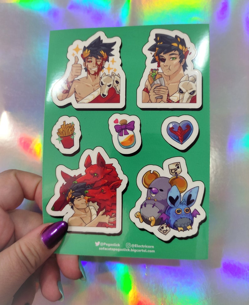 Hades Vinyl Sticker Sheet - Etsy