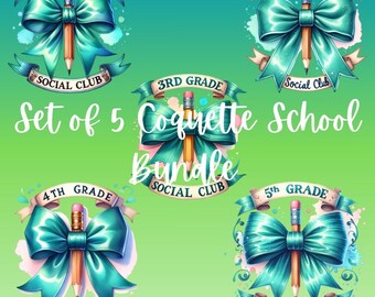 Teacher Coquette Pencil Bundle Png, Second Grade, Coquette Pencil Png ...