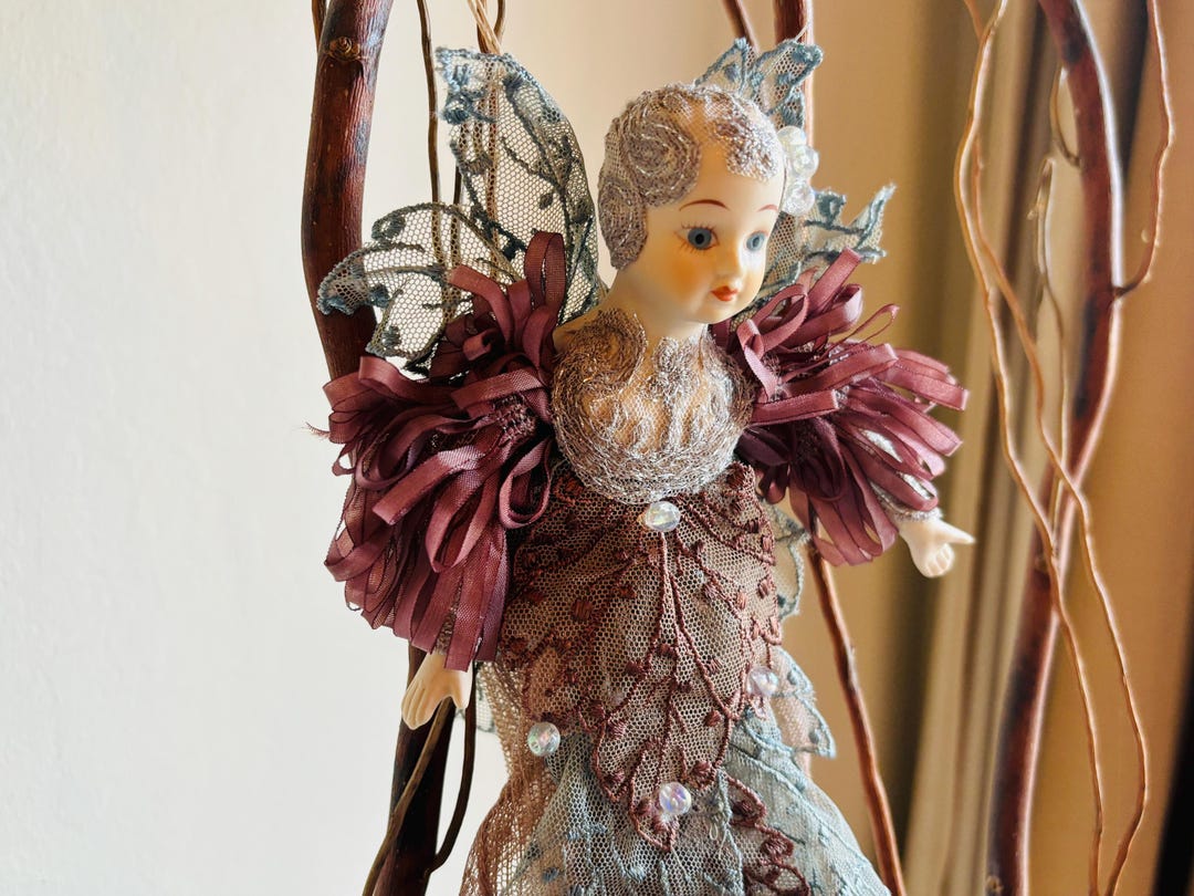Louis Nichole Doll, Victorian Fairy Angel 1985 Hanging Ornament - Etsy