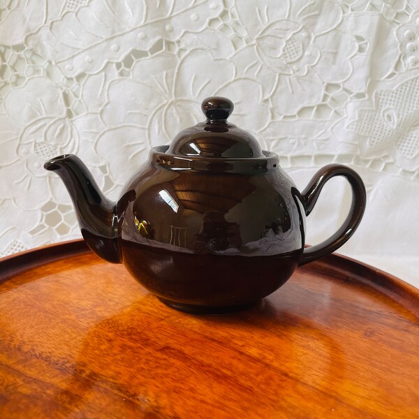 Brown Teapot - Etsy