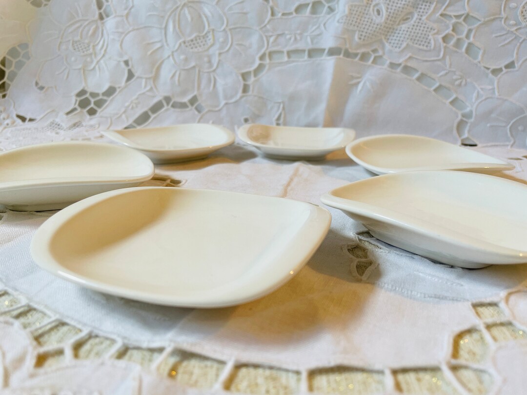 Sam & Squito Sauce, 6 Spice or Dipping Dishes, Strengthened Bone China ...