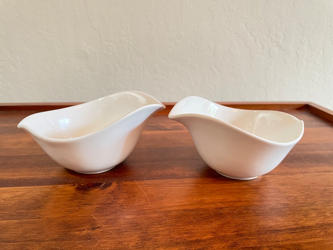 Sam & Squito Teardrop Sauce Serving Dishes Strengthened Bone - Etsy