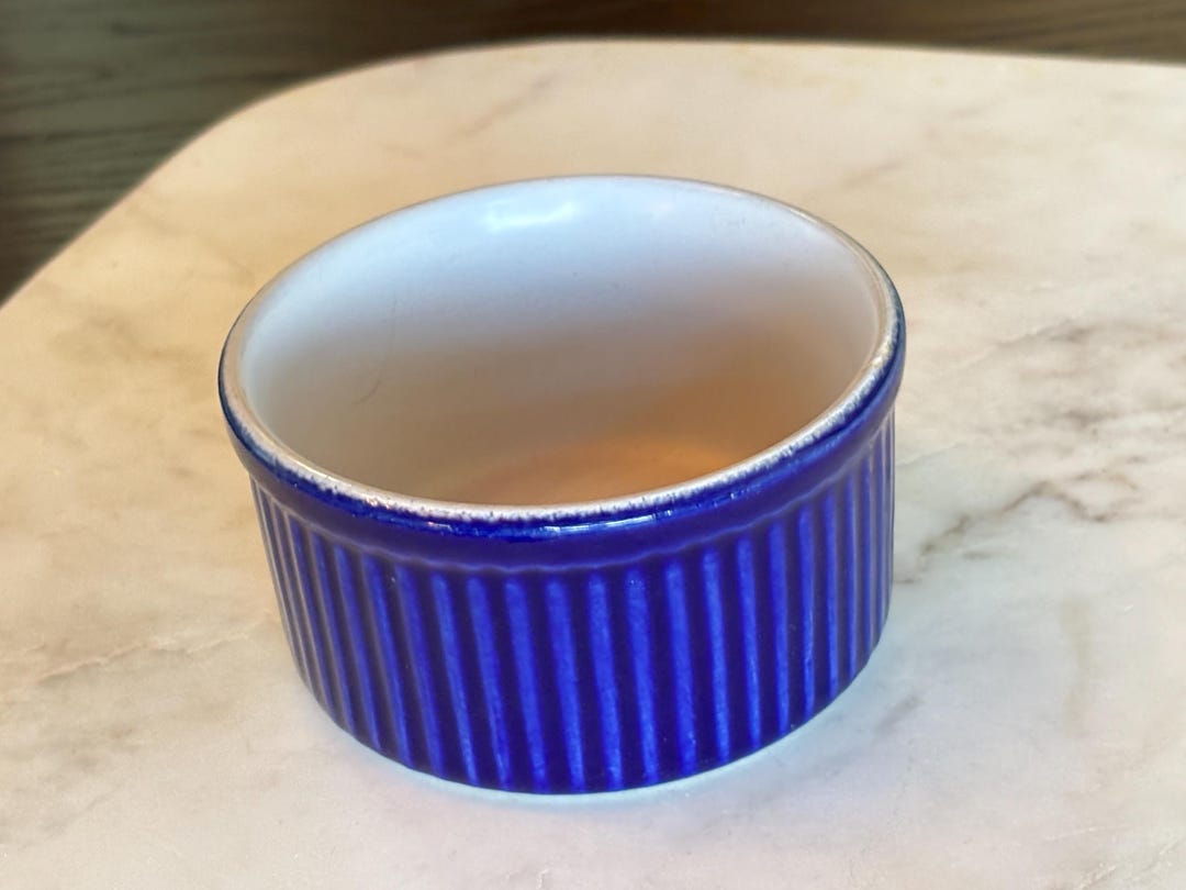 Emile Henry Dark Blue Ramekin 40.08, 3.5" Tall - Etsy