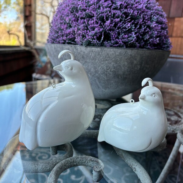 Ceramic Quail - Etsy