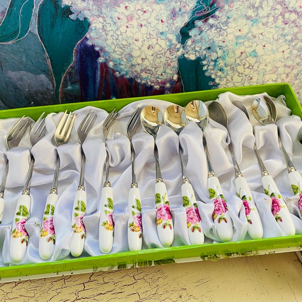 Flower Handle Spoons - Etsy