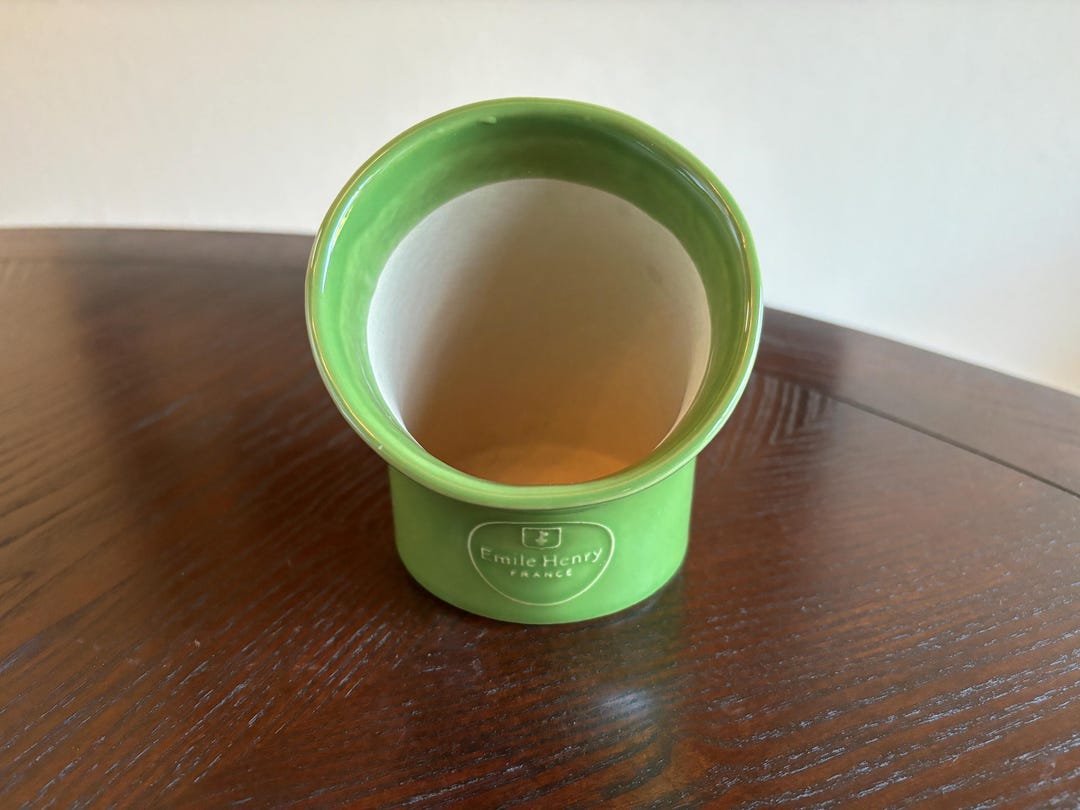 Emile Henry Green Salt Pig Made in France 02.01 EXCELLENT - Etsy