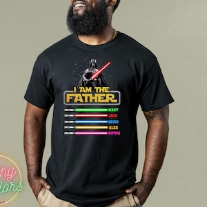 Custom I Am Their Father Shirt, Dad Shirt With Kids Names, Father's Day ...