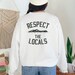 Respect the Locals Hoodie With Words on Back, Save the Alligator ...
