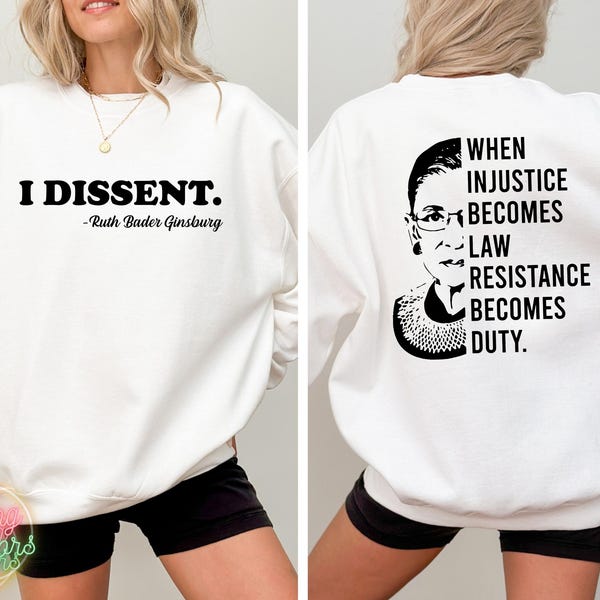 Rbg Sweatshirt - Etsy