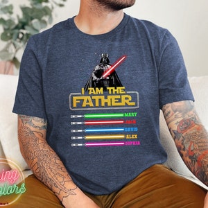Custom I Am Their Father Shirt, Dad Shirt With Kids Names, Father's Day ...