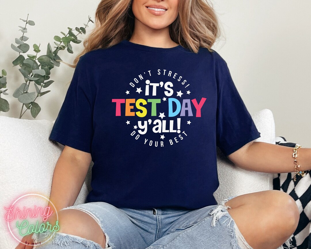 It's Test Day Y'all Shirt,testing Shirt,teacher Shirts,teacher Team ...