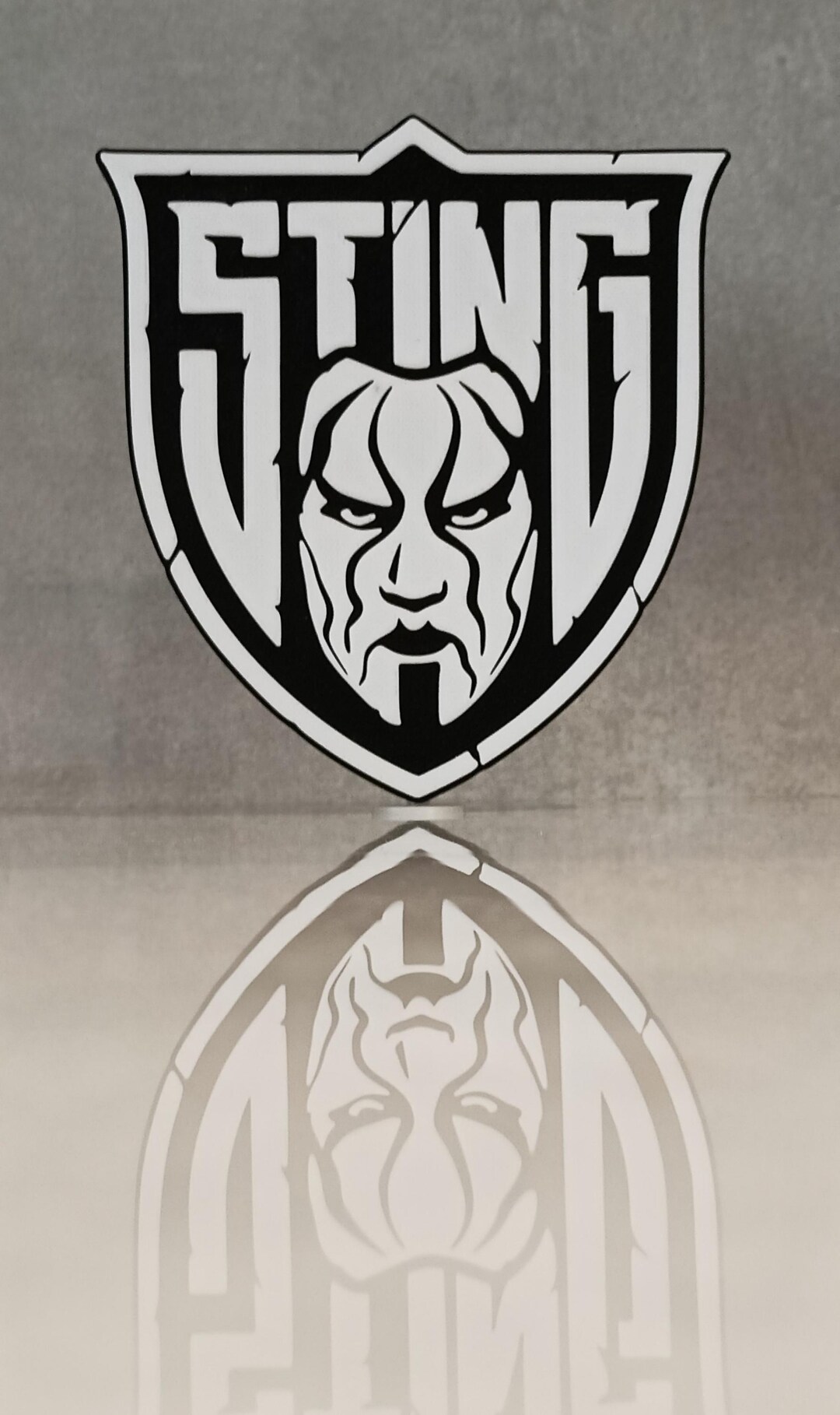 Sting Wrestling 3D Printed Display Logo WCW - Etsy