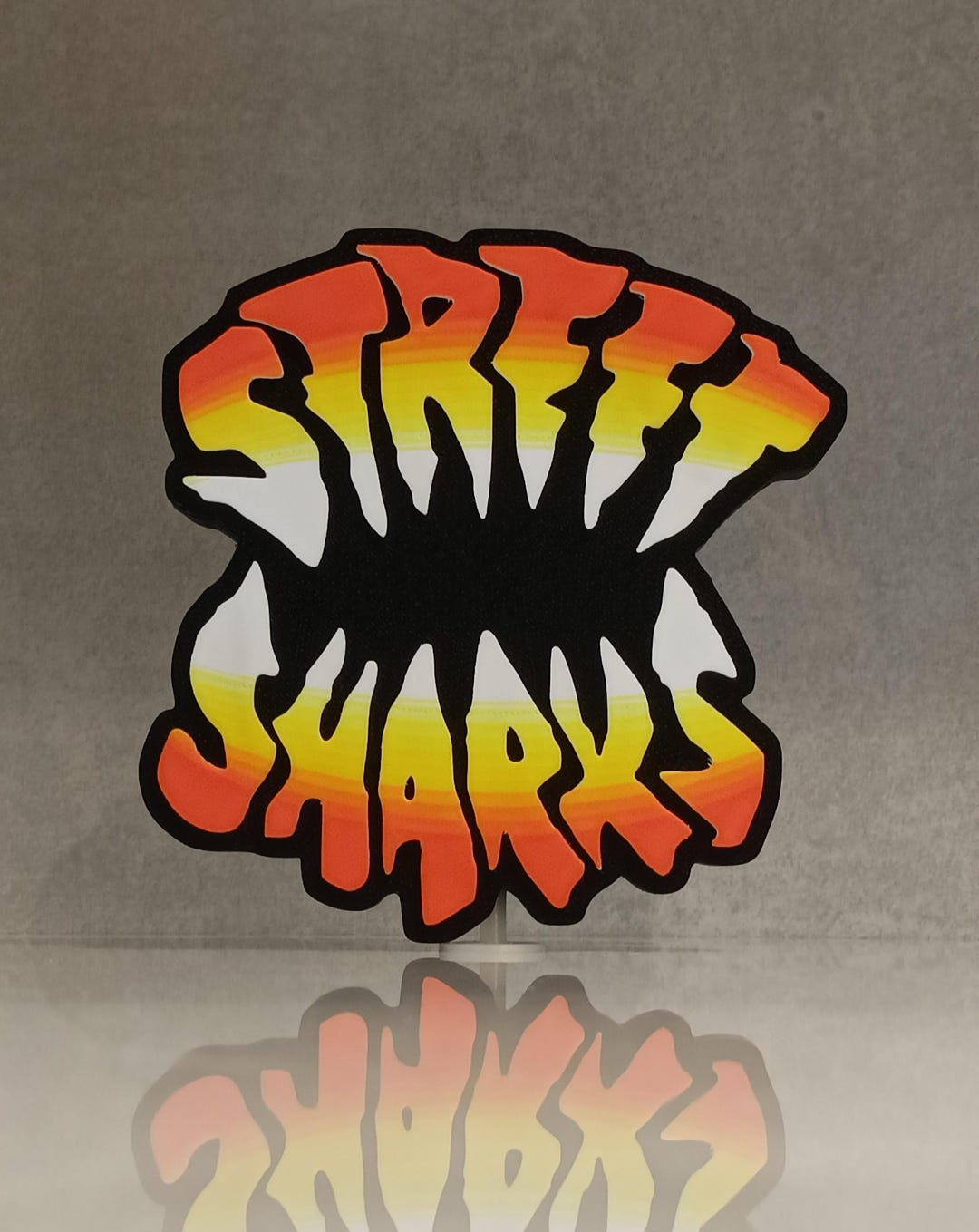 Mattel Street Sharks Cartoon Action Figures Toys 3D Printed Shelf ...
