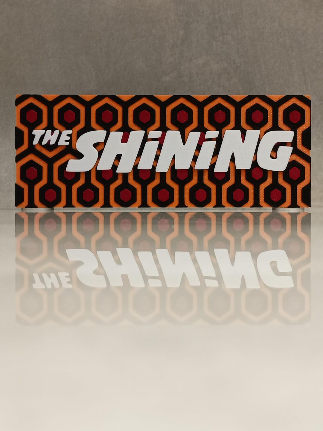 The Shining (1980) 3D Printed Shelf Display Logo Stephen King Stanley ...