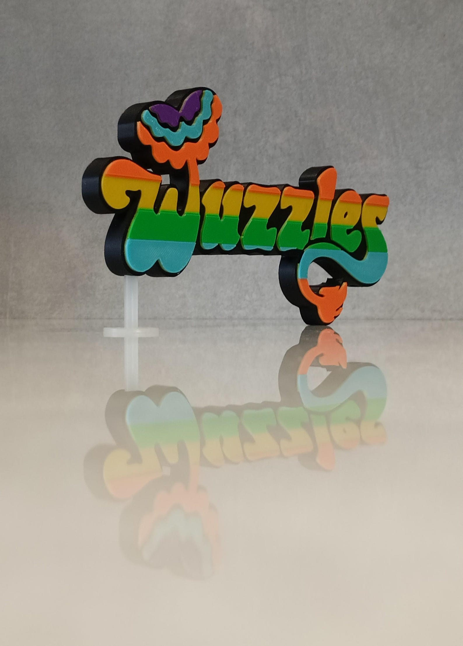 The Wuzzles 3D Printed Shelf Logo Bumblelion Butter Bear Disney - Etsy