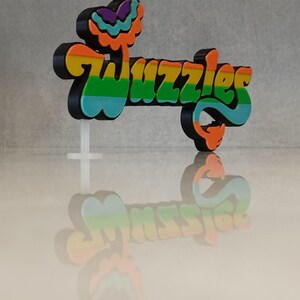 The Wuzzles 3D Printed Shelf Logo Bumblelion Butter Bear Disney - Etsy