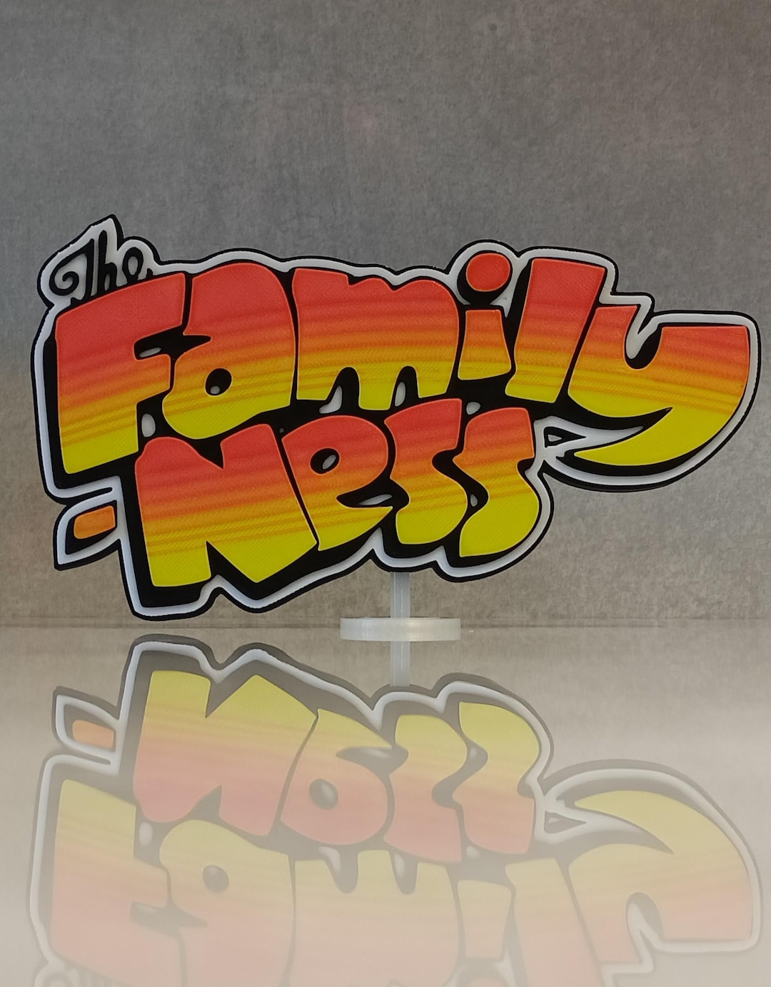 The Family Ness Cartoon TV Series 3D Printed Shelf Display Logo - Etsy