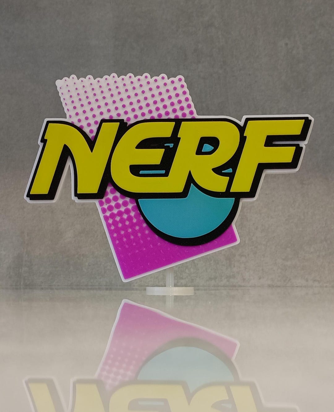 1990 NERF 3D Printed Display Logo - Etsy UK