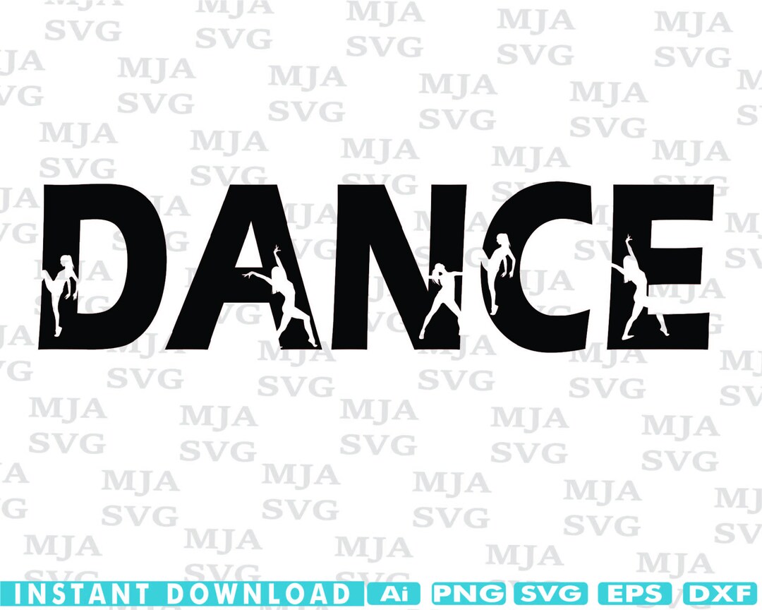 Dance SVG Cut File for Cricut Dancer Cutout Svg Dance Shirt - Etsy