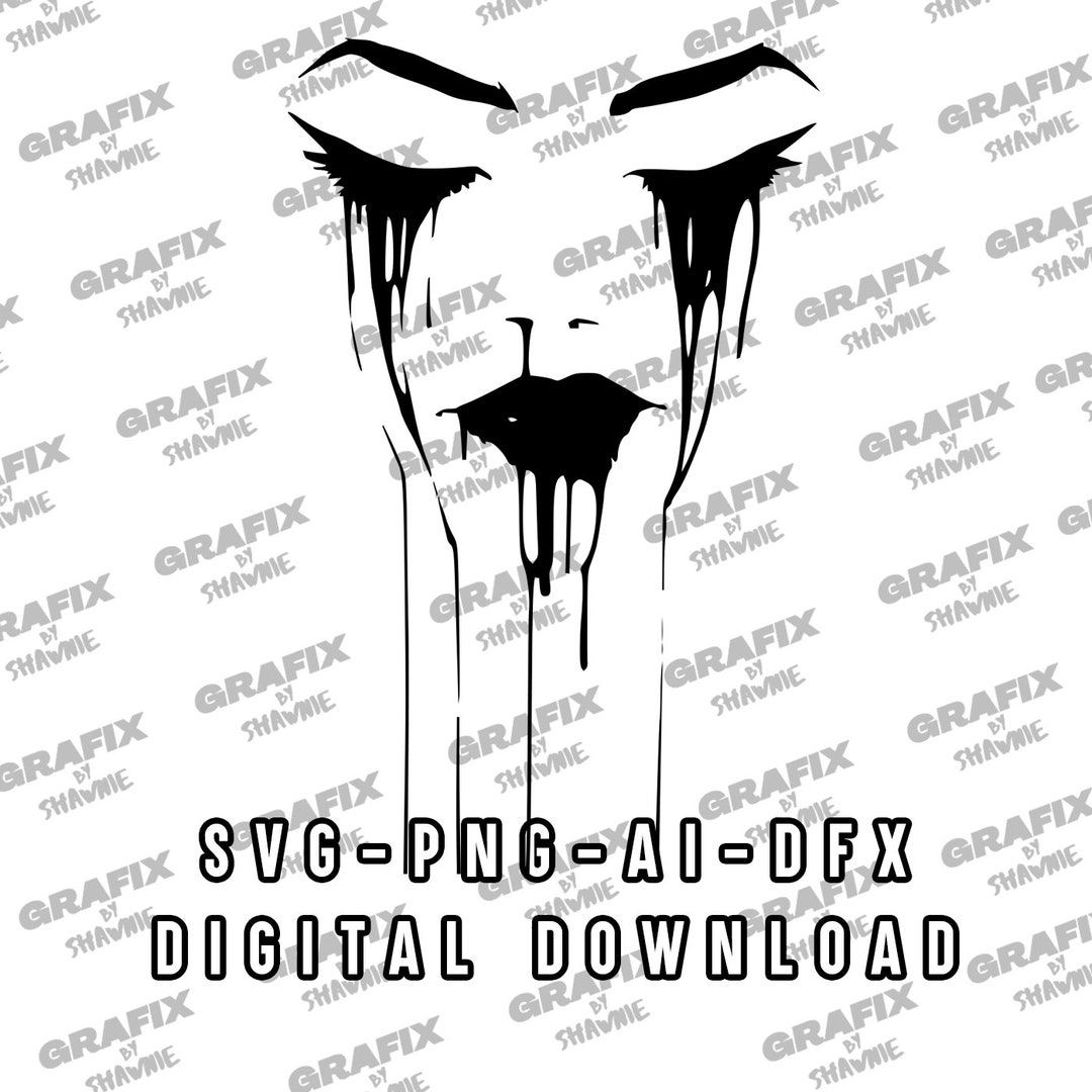 Face Art Decal, Sticker Decals, SVG, PNG, JPG - Etsy