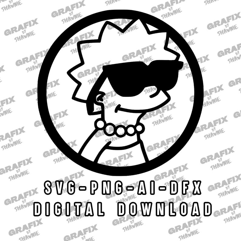 Lisa Decal, Sticker Decals, SVG, PNG, JPG - Etsy