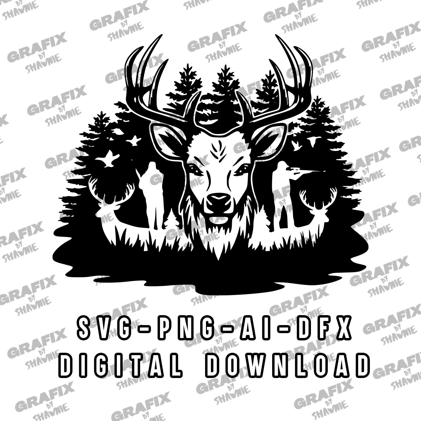 Hunters Decal Sticker Decals SVG PNG JPG - Etsy