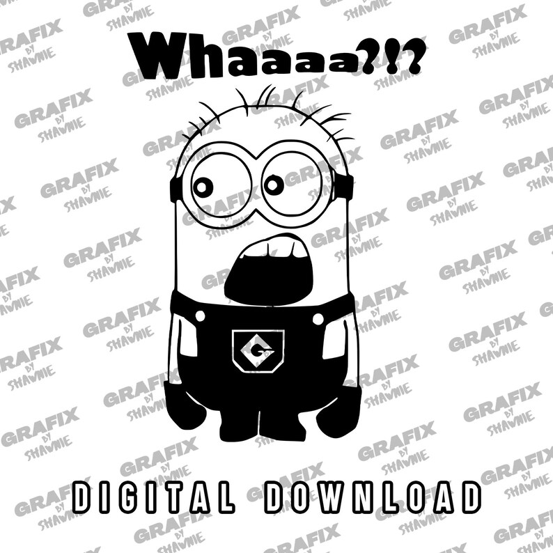 Minion Decal, Sticker Decals, SVG, PNG, JPG - Etsy