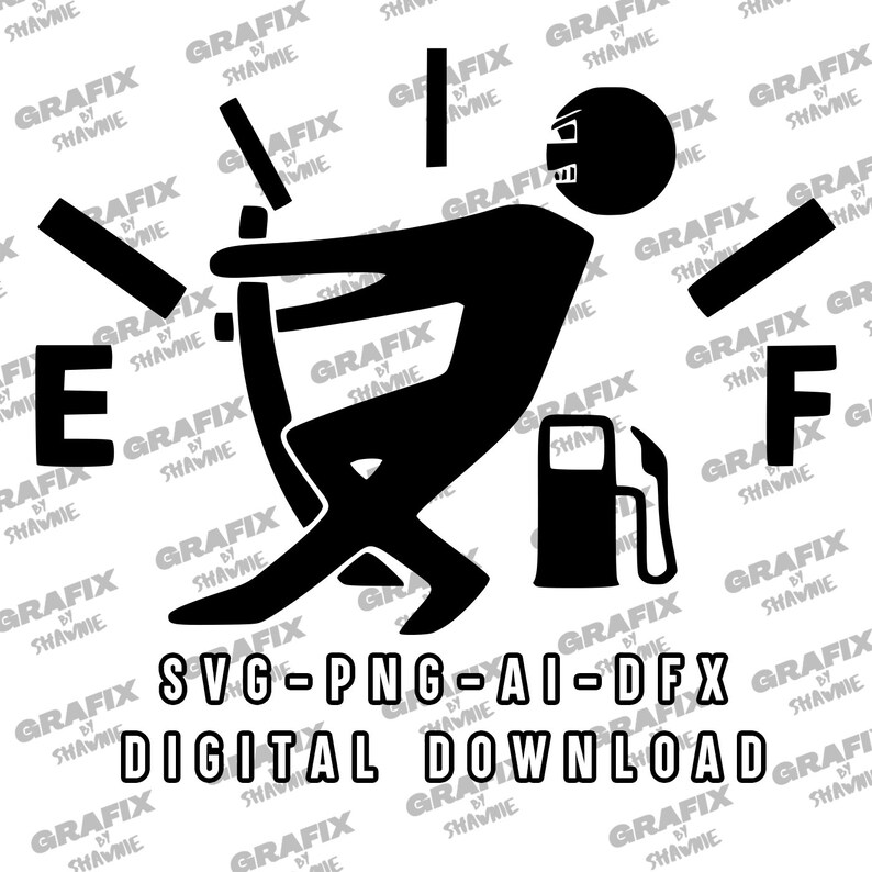 Gas Tank Decal Sticker Decals SVG PNG JPG - Etsy