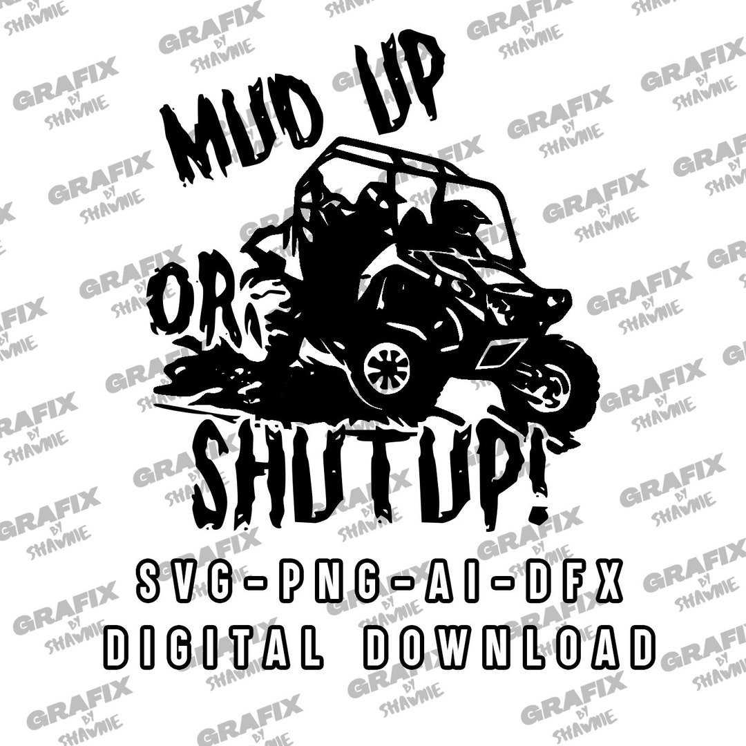 Mud up off Road Decal, Sticker Decals, SVG, PNG, JPG - Etsy