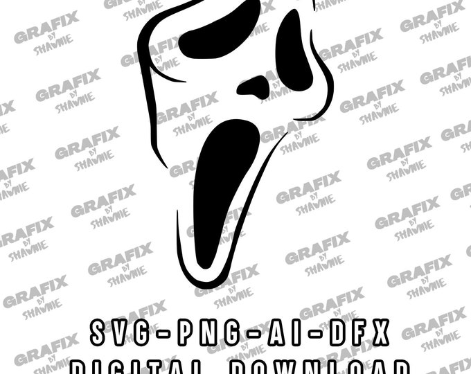 Scr3am Decal, Sticker Decals, SVG, PNG, JPG - Etsy Canada