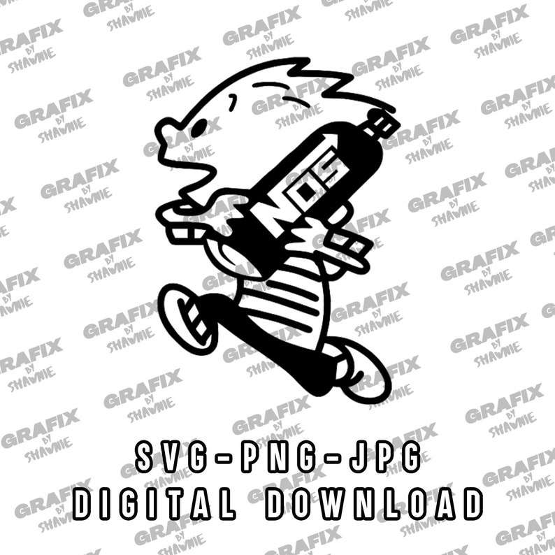 Nos Boy Decal, Sticker Decals, SVG, PNG, JPG - Etsy