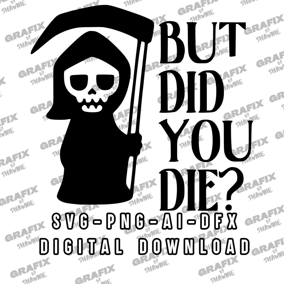 Grim Decal, Sticker Decals, SVG, PNG, JPG - Etsy