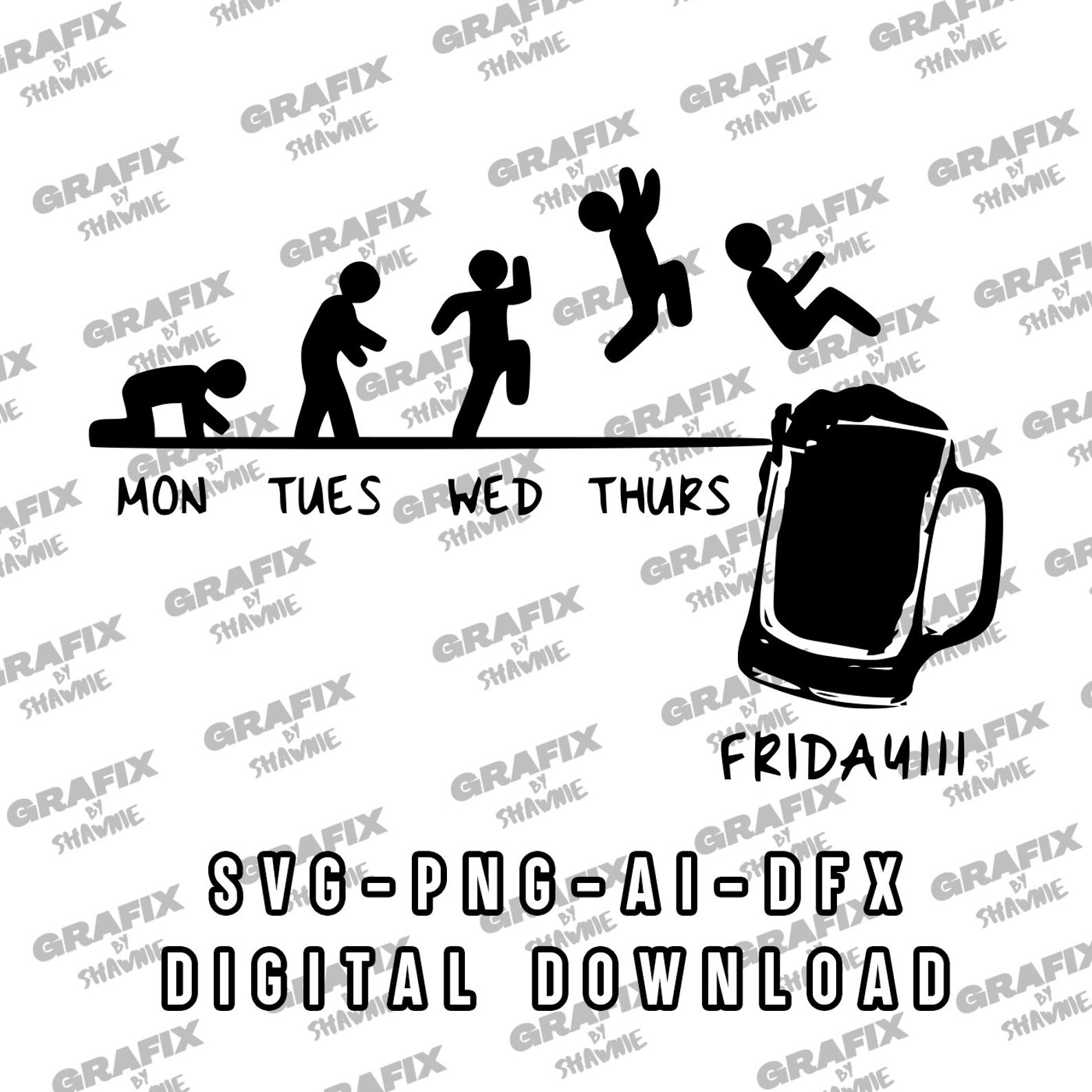 Friyay Decal, Sticker Decals, SVG, PNG, JPG - Etsy