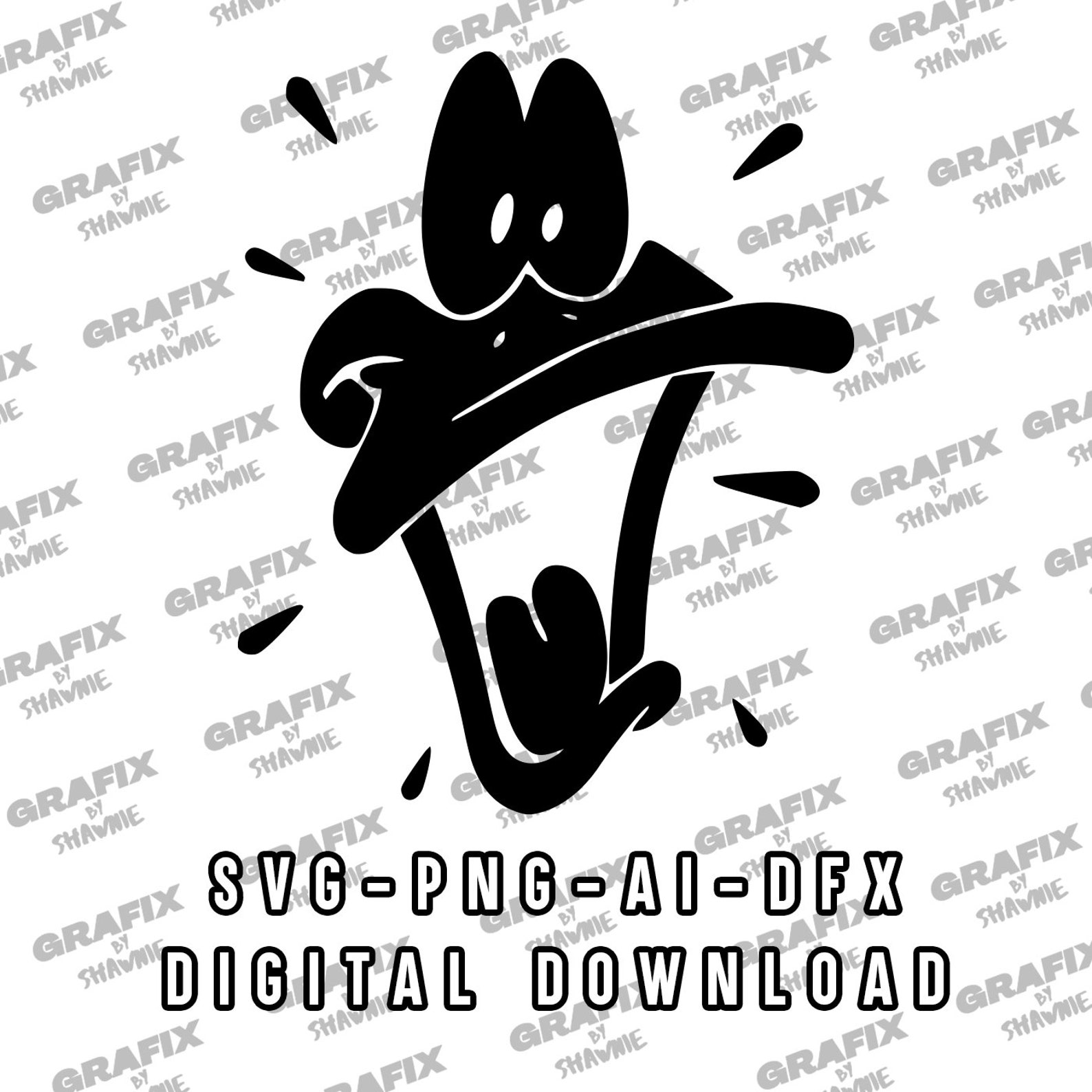 D Duck Decal, Sticker Decals, SVG, PNG, JPG - Etsy