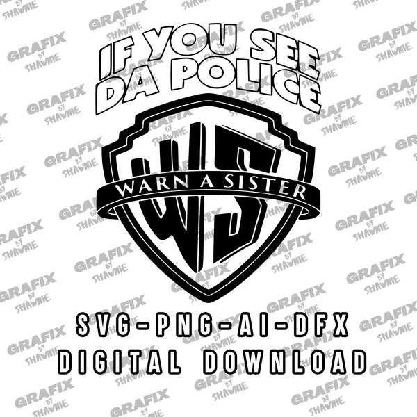 Warn a Brother Svg - Etsy