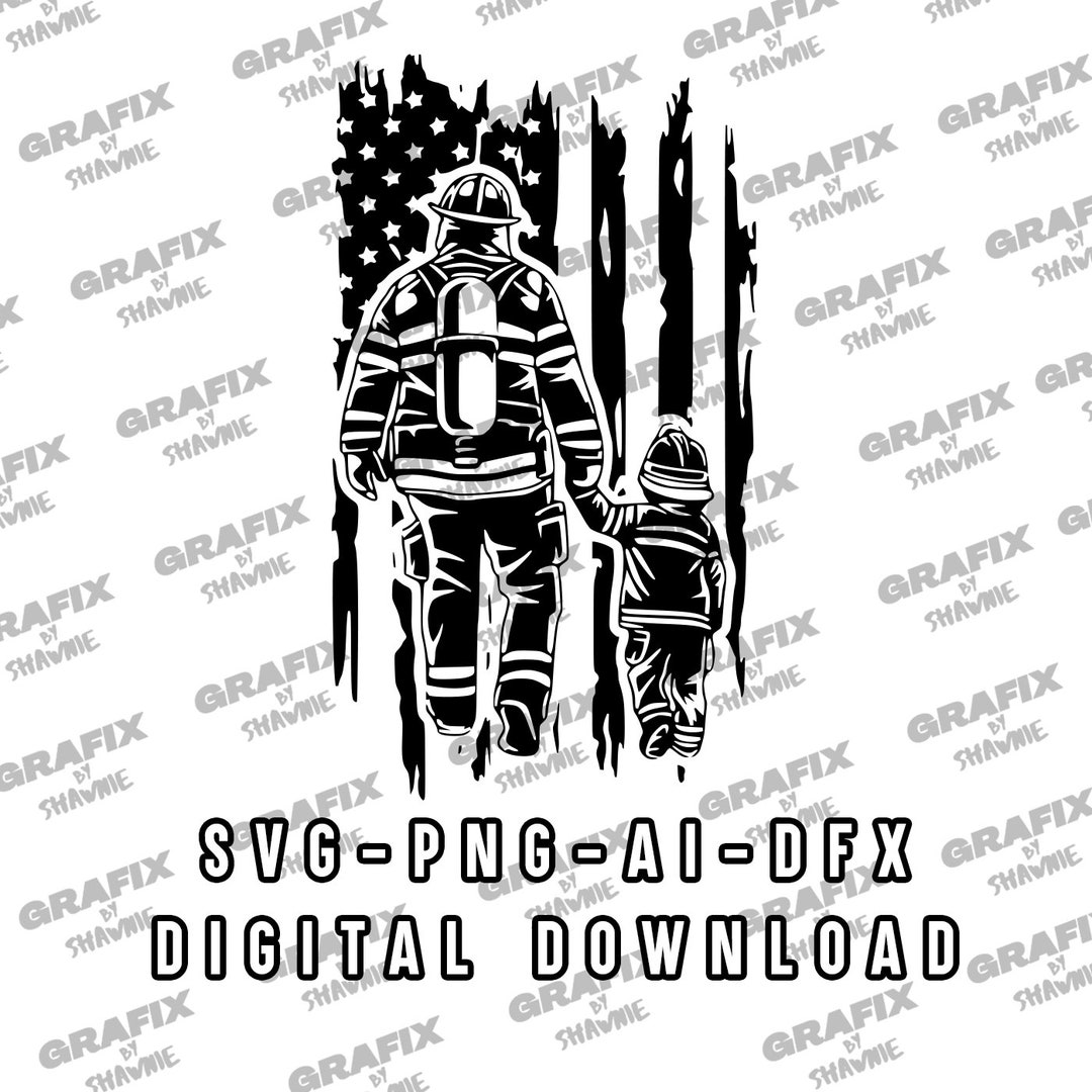 Fire Fighter Decal, Sticker Decals, SVG, PNG, JPG - Etsy